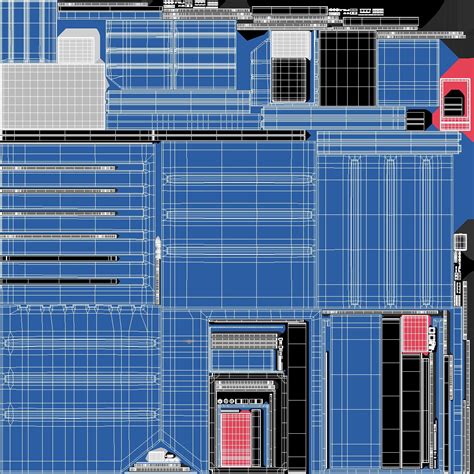 Contenedor De Carga Aérea Uld Ld 2 Azul Modelo 3d 39 Max 3ds Blend C4d Fbx Ma Lxo Obj