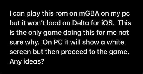 Metroid Zero Mission Delta Ios White Screen Rdeltaemulator