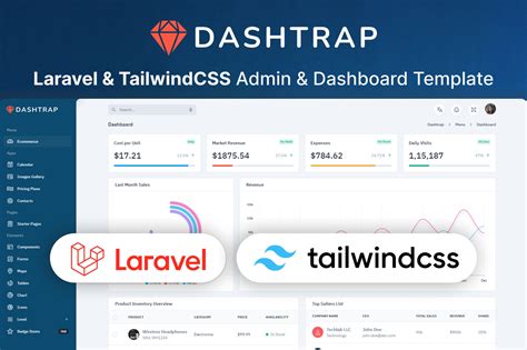 dashtrap laravel tailwind css 3 admin layout and ui kit template