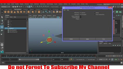 How To Delete Animationkeyframe In Maya 2022 For Beginners Tutorial Youtube