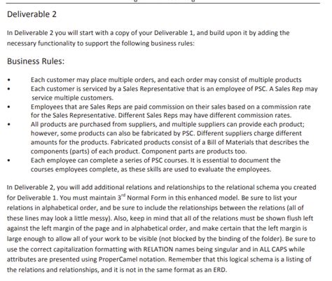 Solved Deliverable 2 In Deliverable 2 You Will Start With A