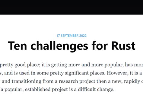 微软首席工程师：rust 将面临十大挑战 知乎