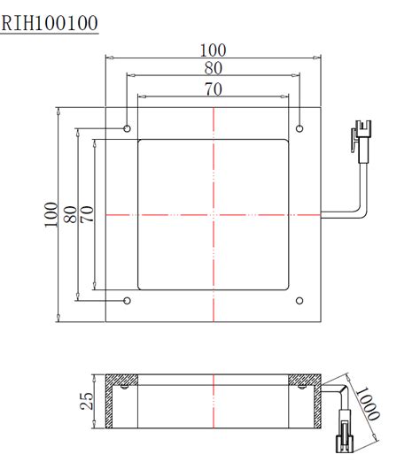 Rih100ir8 Ccd Camera Visual Appearance Defect Detection Positioning Recognition Shadowless