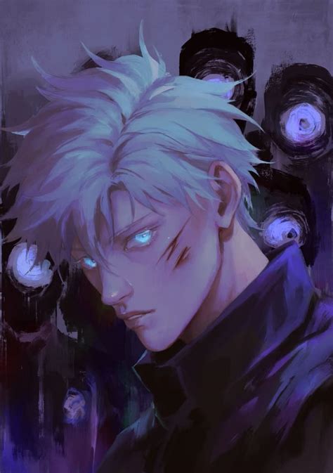 Gojo Six Eyes Art Gojo Six Eyes Fanart Gojo Scars Fanart Shibuya