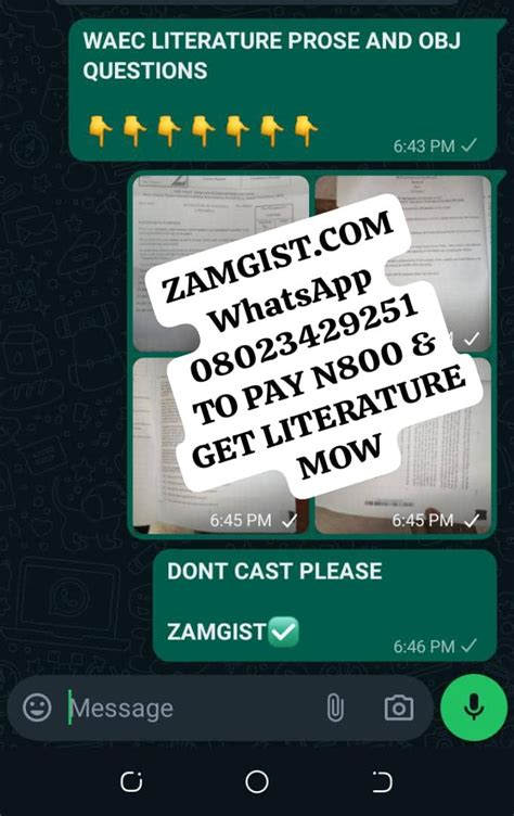 Waec Literature In English 2024 2025 Expo Questions And Answers By Bestexamhub Medium