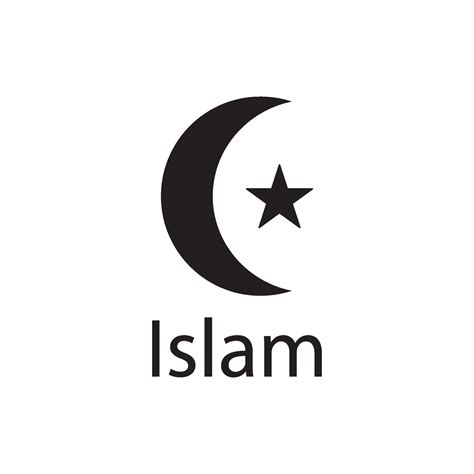 islam religious symbol icon vector 33334064 vector art at vecteezy