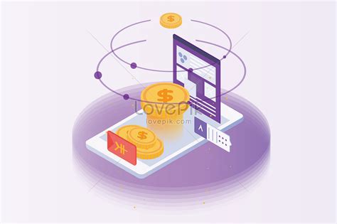 인터넷 금융 일러스트 무료 다운로드 Lovepik