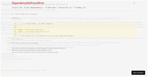 Tfjs Examples Mnist Node Codesandbox