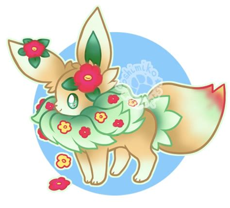 Eevee X Bellossom Ych Commishes