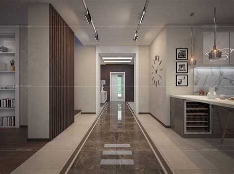 Интерьер коттеджа в современном стиле Архитектурная мастерская Artroom