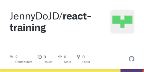 Github Jennydojd React Training