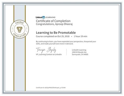 Certificate Of Completion Learning Graphql Ppt