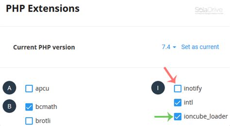 How To Enable Or Disable Php Extensions Using The Cloudlinux Selector