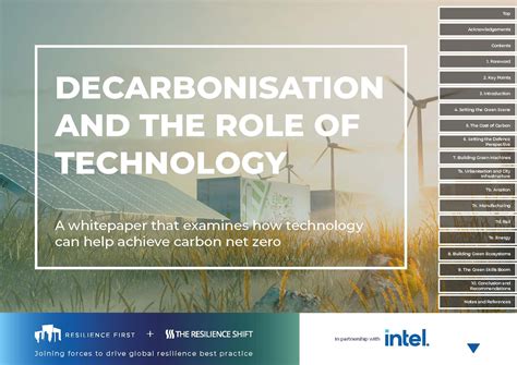 Decarbonisation And The Role Of Technology International Coalition