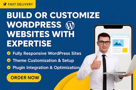 Design Redesign Custom Wordpress Business Website Development On