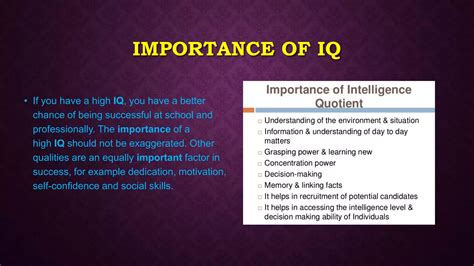 Intelligence Quotient Iq Pptx