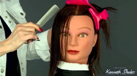 Diagonal Back Haircut Youtube