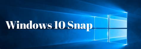 Windows Snap Assist Feature In Windows 10
