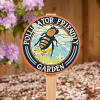 Garden Weatherproof Sign Monarch Waystation Nature Inspired Yard Lawn