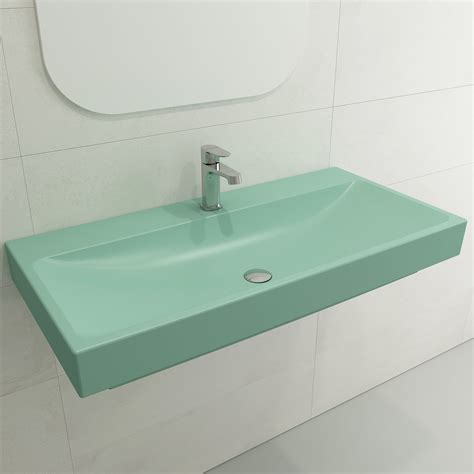 scala arch 40 bathroom sink with single hole faucet setting 1079 033
