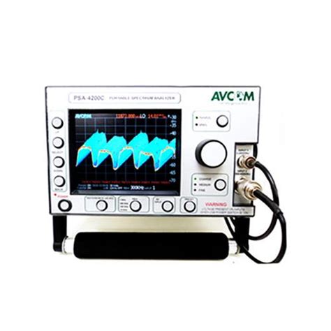 Avcom Psa 4200cbe Portable Spectrum Analyzer W Display Bncs Enet