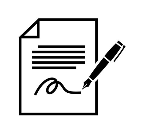 businessman signing a document the process of business financial