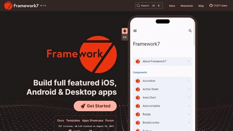 framework7 webcurate