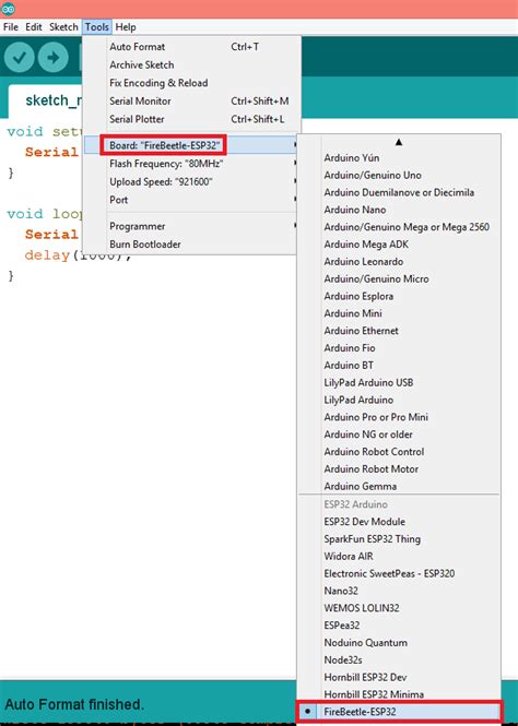 Esp Wroom 32 Uploading A Program With Arduino Ide Techtutorialsx