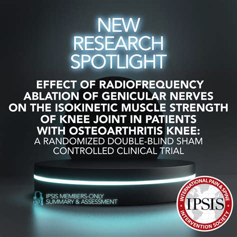 Genicular Nerve Rfa And Strength New Research Spotlight