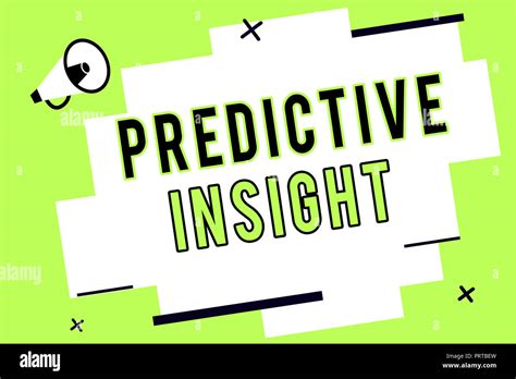 Word Writing Text Predictive Insight Business Concept For Proactive