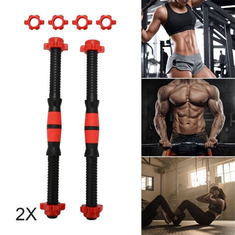 Dumbbell Long Bar 2pcs Dumbbell Bars And Spinlock Collar Set Buy Now