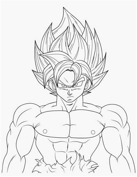 Drawing Ultra Instinct Goku Coloring Pages