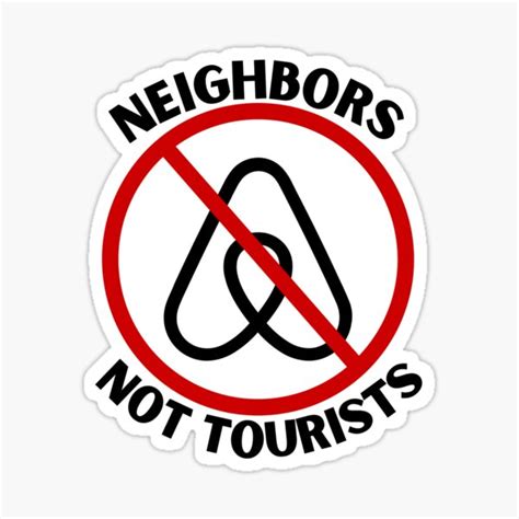 Anti Airbnb Sticker For Sale By Tadeski Redbubble