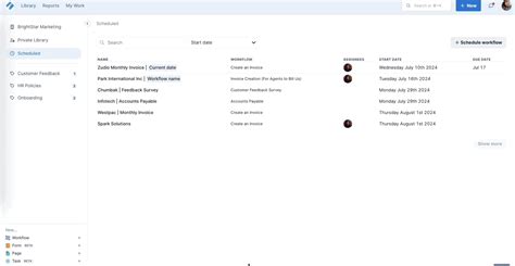 Scheduled Workflow Runs In Process Street