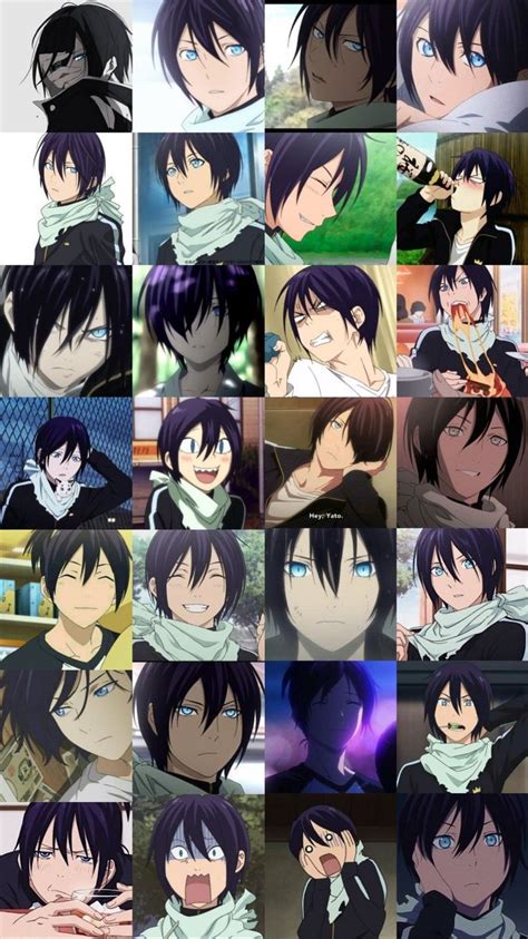 Yato Ято Оранжевые картины Японские иллюстрации Бездомный бог