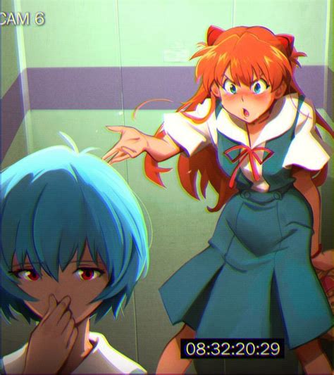 аска и рей Евангелион Легкие рисунки Рисунки