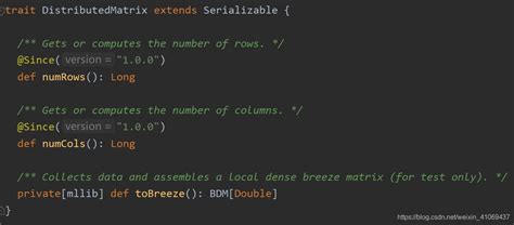 【scala spark mlib】分布式矩阵——分布式计算的基石与利器 scala矩阵运算 csdn博客