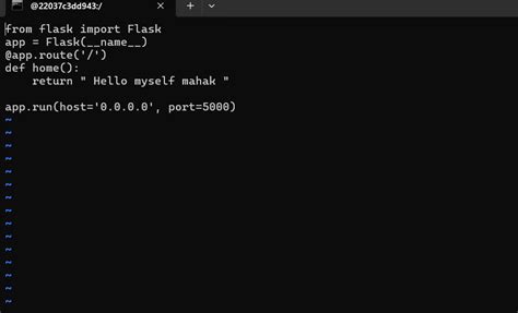 Running A Flask Web App Inside A Docker Container Using Red Hat Ubi8 By Mahakpreet Kour Jul