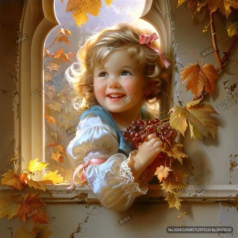 Ai创作图怡然自得的小女孩壁纸 秋天的幸福 秋的喜悦 秋天的温馨 美好秋季时光 西方小孩儿童 外国小女孩 儿童娃娃小儿小孩 秋日温暖时光 秋天的期待 灿烂的秋天 秋天的童话 秋游小女孩 秋日的