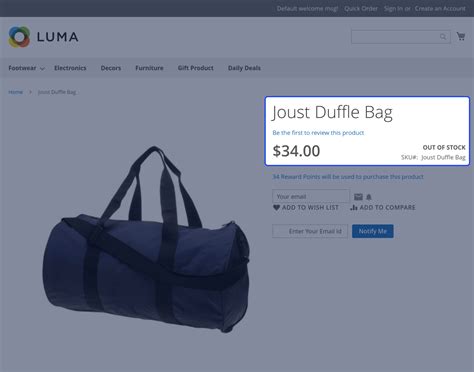 Magento 2 Out Of Stock Notification Module Notify Me Extension Webkul