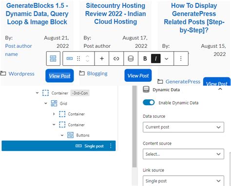 How To Create Latest Posts Using GenerateBlocks