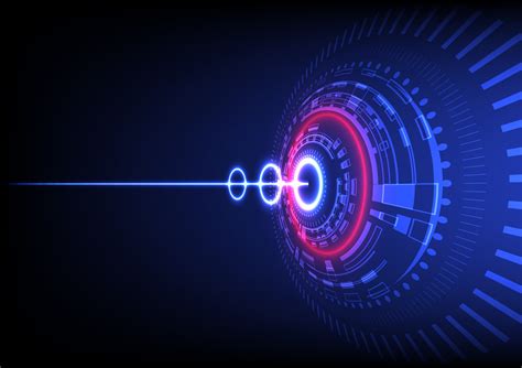 Abstract Vector Background Of Futuristic Science Technology Big Data