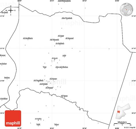 Blank Simple Map Of Karak