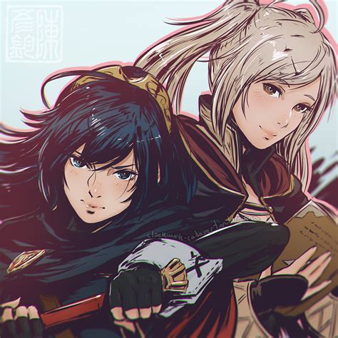 Lucina Robin And Robin Fire Emblem And More Drawn By Koyorin Danbooru