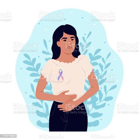 세계 갑상선의 날 갑상선 인식 리본 세계 갑상선의 날 아프리카 계 미국인 여성과 여성 건강의 상징 1 월은 갑상선 인식의 달 개념 디자인입니다 갑상샘에 대한 스톡 벡터 아트