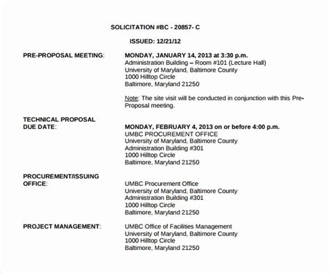 Rfp Proposal Example