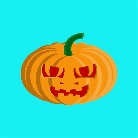 할로윈 호박 감정 벡터의 배경에 플랫 Ai Eps Uidownload