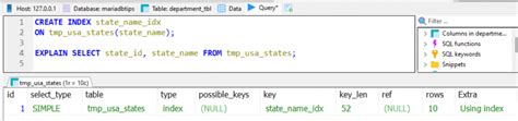 Mariadb Temporary Table Examples
