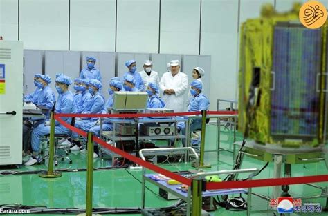 بازدید رهبر کره‌شمالی و دخترش از روند ساخت ماهواره جاسوسی عکس