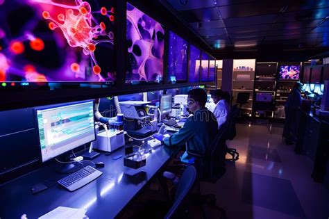 Scientists Analyze Cellular Structures Using Advanced Technology In A
